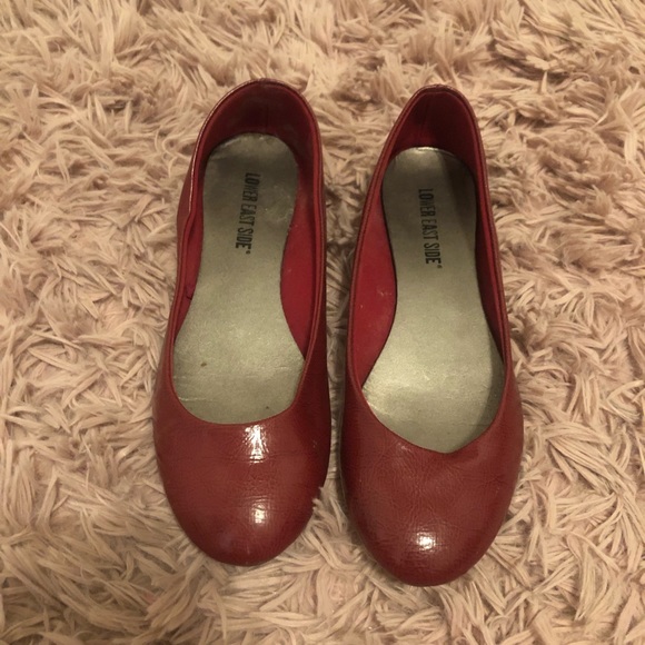 Shoes | Red Flats | Poshmark